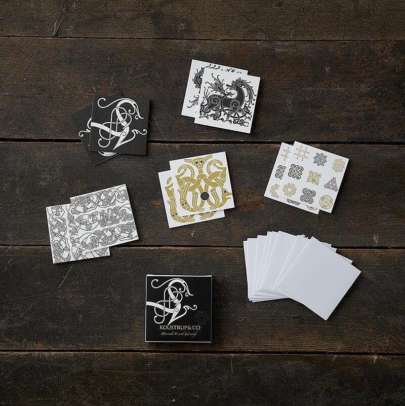 SQUARE MINI CARDS - Viking style - 8.5 x 8.5 cm, MINI CARDS, €6.56 ...