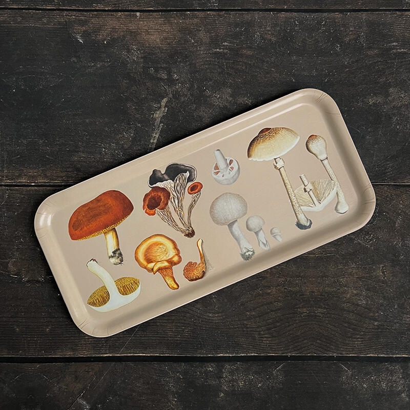 Tray with Mushroom Design – Flora Danica Design